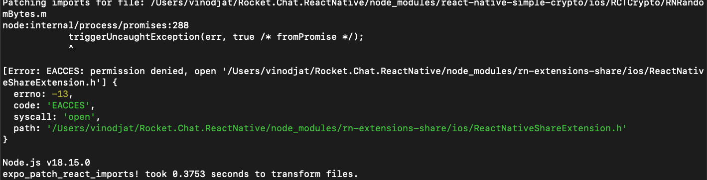 Duplicate interface definition for class · Issue #4959 · RocketChat/Rocket.Chat.ReactNative · GitHub