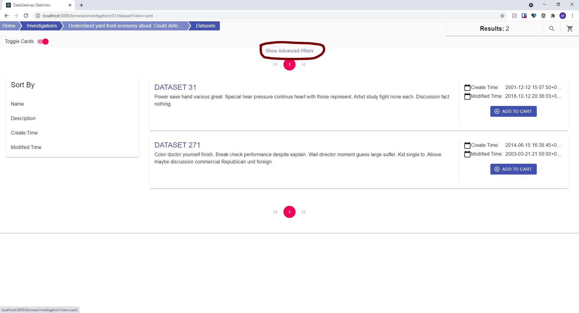 Allow Tab Access to "Show Advanced Filters" · Issue #762 · ral-facilities/datagateway · GitHub