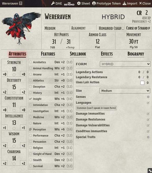 Add `form` field for shapechanging creatures · Issue #1783 · foundryvtt/dnd5e · GitHub