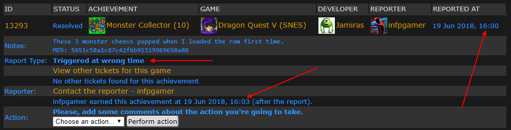 Show user game history on ticket page · Issue #120 · RetroAchievements/RAWeb · GitHub