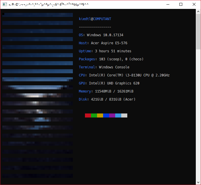 Image randomly garbled · Issue #8 · lptstr/winfetch · GitHub