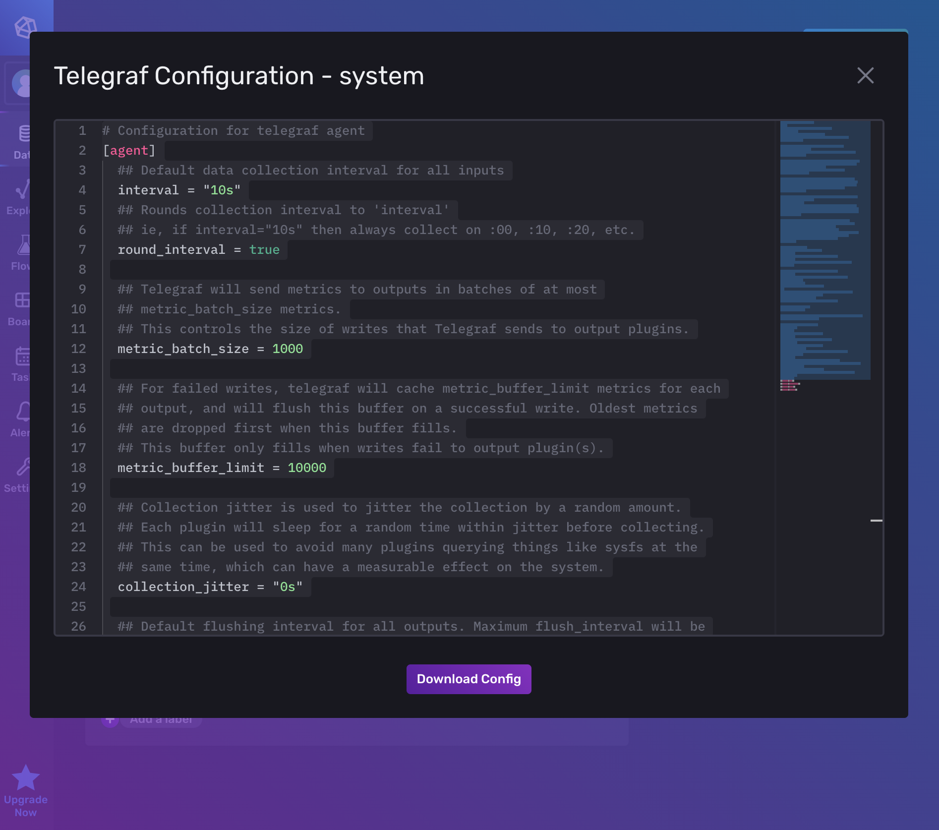 Basic Telegraf Editing Capabilities in UI · Issue #19772 · influxdata/influxdb · GitHub