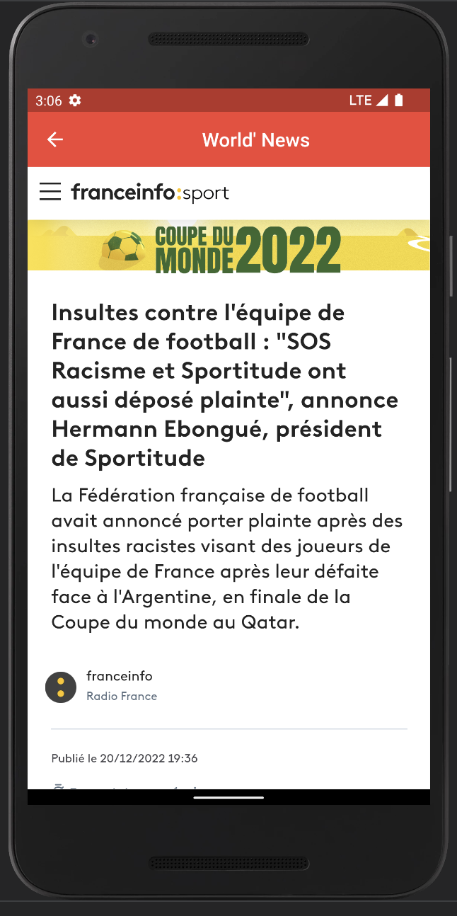 GitHub - dandmb/World-News: Une application permettant de consulter les informations sur le foot ...