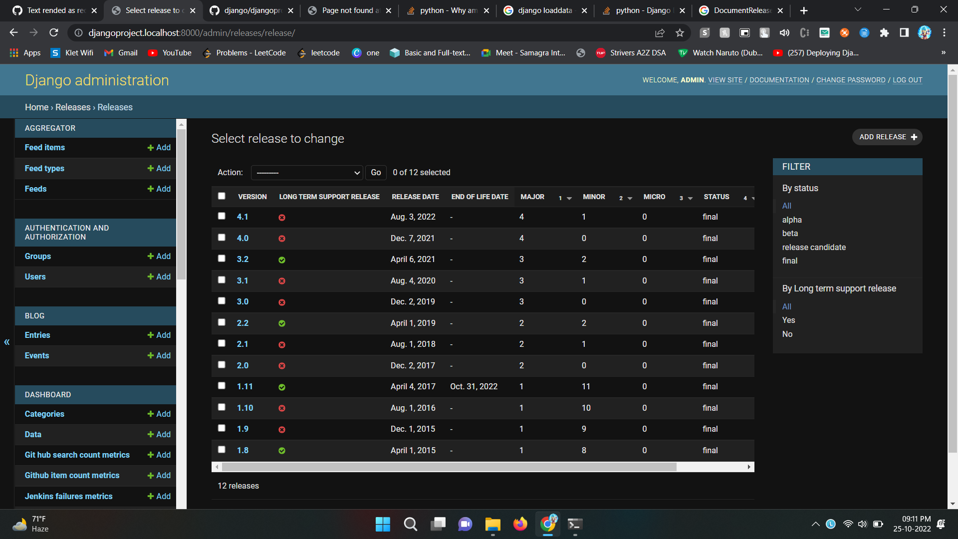 Text rended as red on red (dark mode) · Issue #1255 · django/djangoproject.com · GitHub