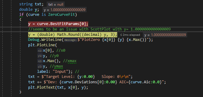 Rendering hangs when axis span is extremely small · Issue #607 · ScottPlot/ScottPlot · GitHub