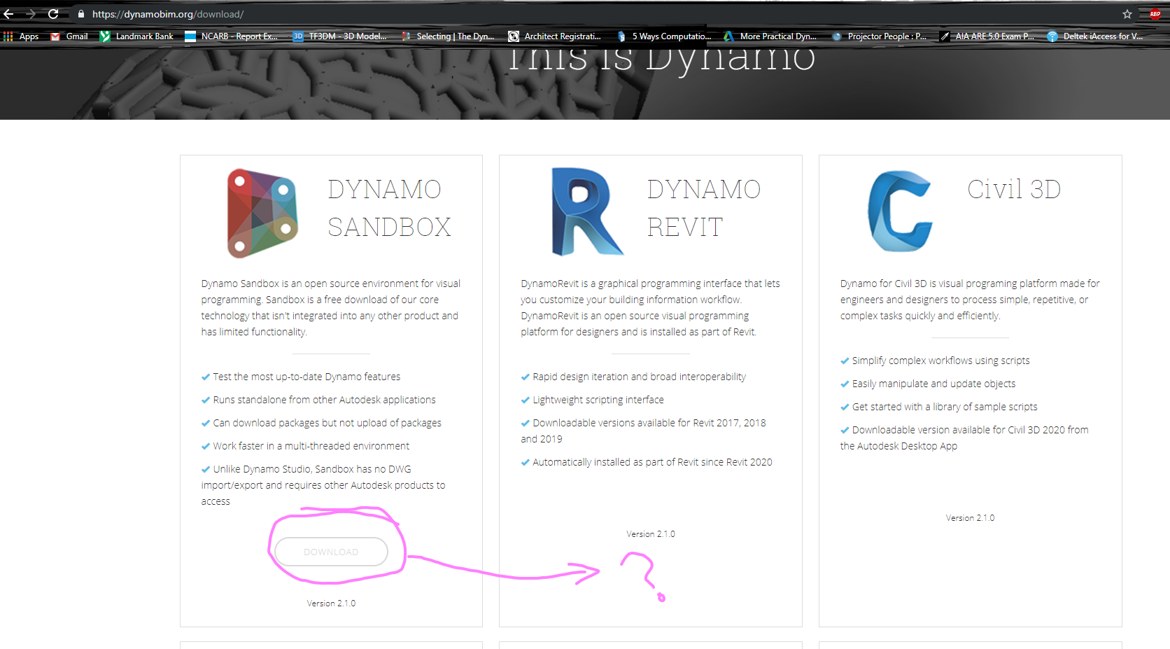 Dynamo v2.1.0 not available for download? · Issue #2416 · DynamoDS/DynamoRevit · GitHub