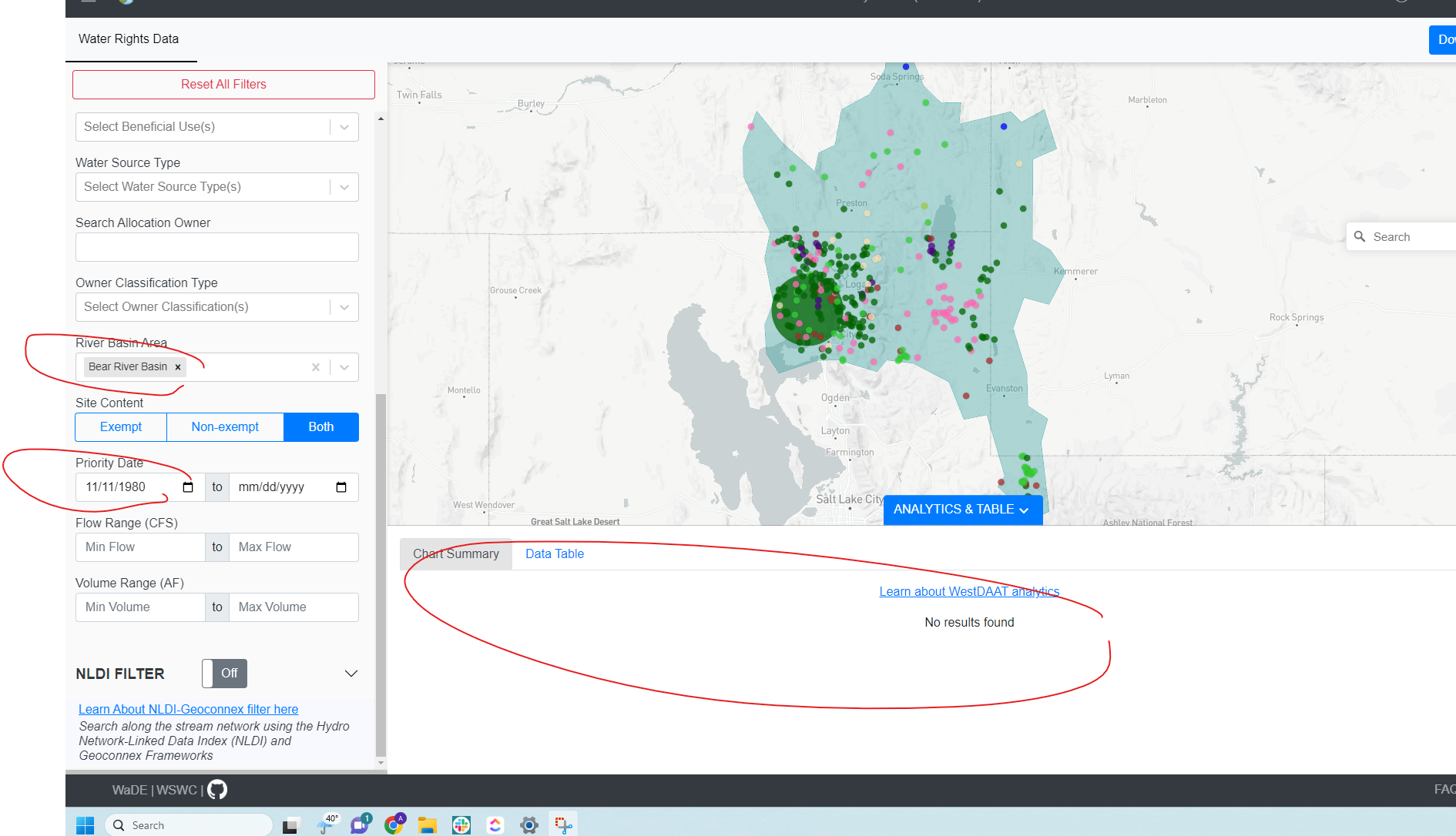 Bug: Summary Chart and Table not working for many filters · Issue #232 ...