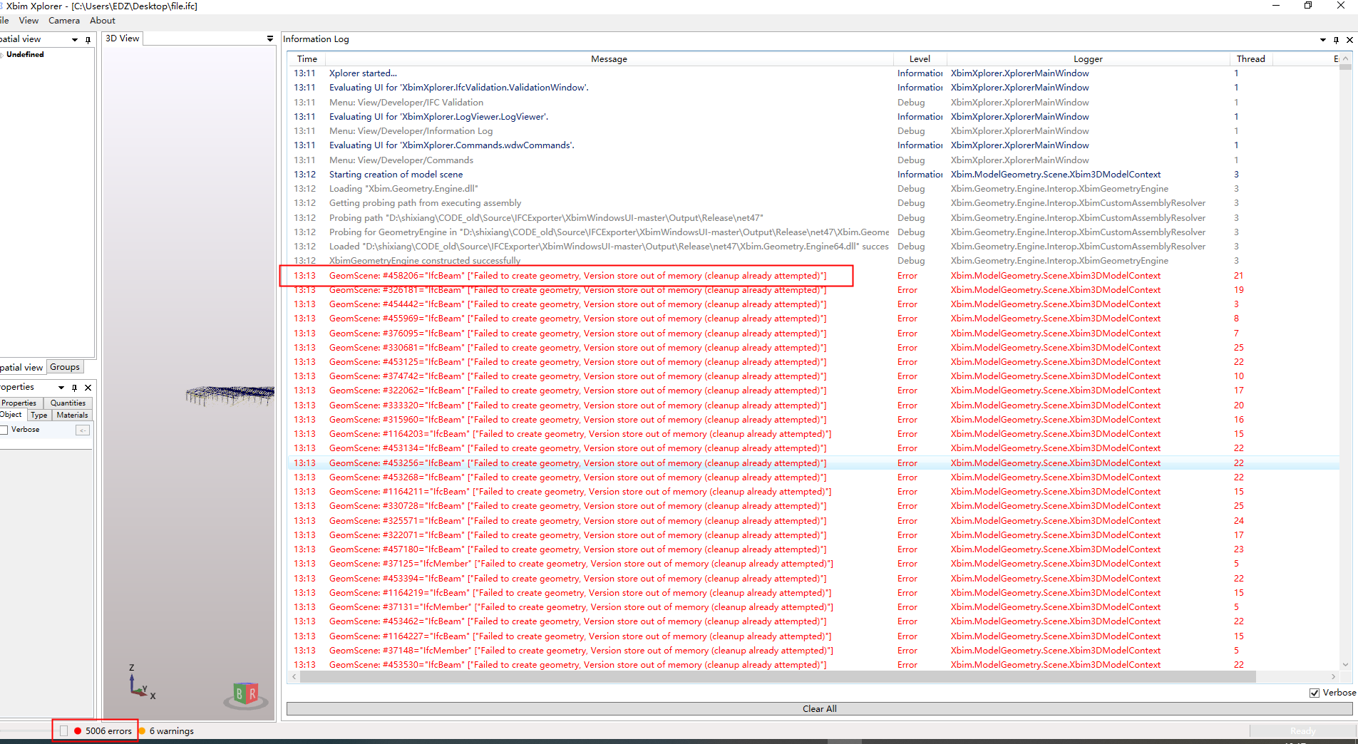 Failed to create geometry, Version store out of memory (cleanup already attempted) · Issue #342 ...