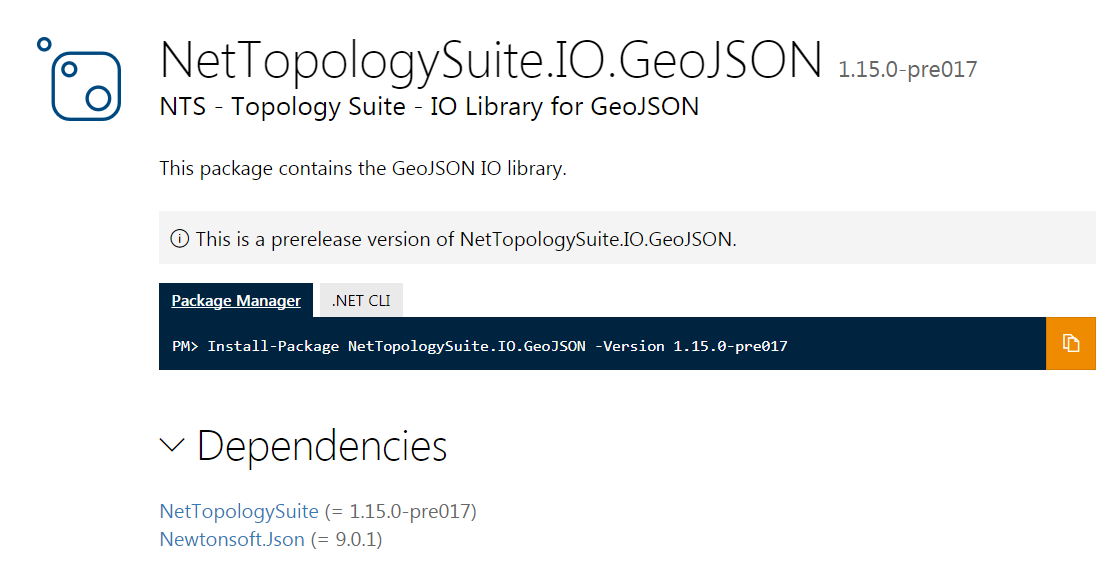 Please update dependency of Newton.Json for IO.GeoJson · Issue #186 · NetTopologySuite ...