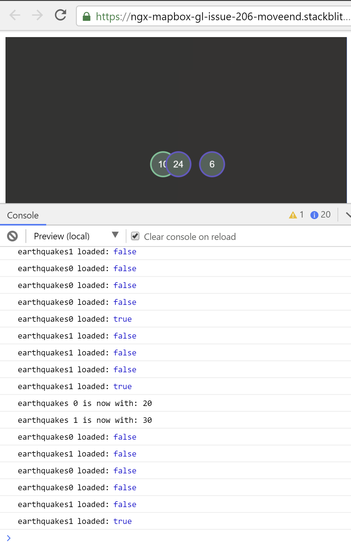 Dynamically updating cluster geojson source - UI lags behind · Issue #206 · Wykks/ngx-mapbox-gl ...