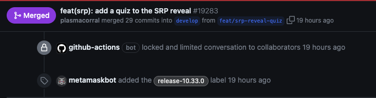 [Bug]: MetaMask bot adding the wrong label on merge · Issue #19704 · MetaMask/metamask-extension ...