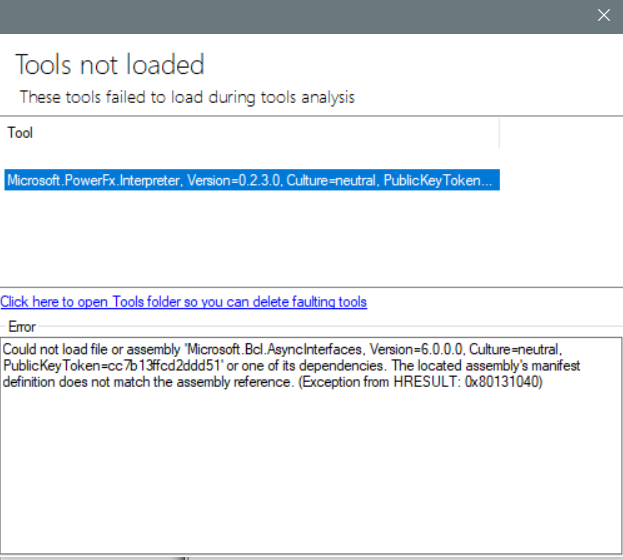 Bulk Data Updater - Error installing (Microsoft.PowerFx.Interpreter) · Issue #1295 · MscrmTools ...