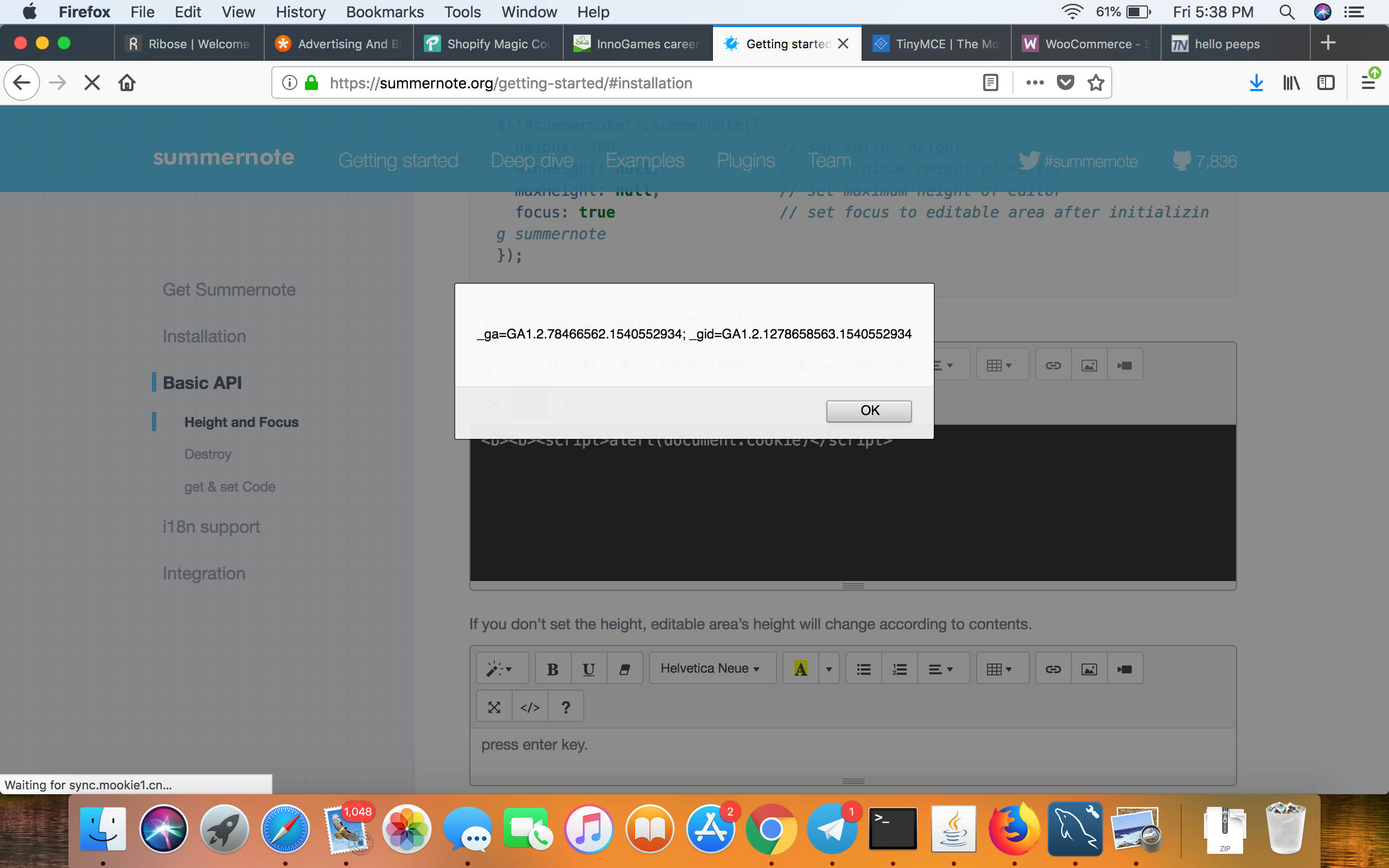 XSS on your platform · Issue #3000 · summernote/summernote · GitHub