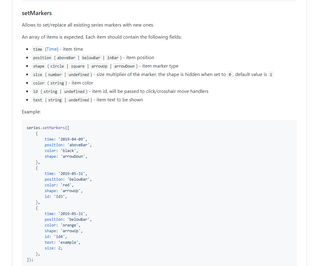 Add API to get chart values (data, markers, etc) · Issue #414 ...