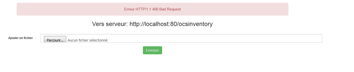 import local error Bad Request · Issue #306 · OCSInventory-NG/OCSInventory-ocsreports · GitHub