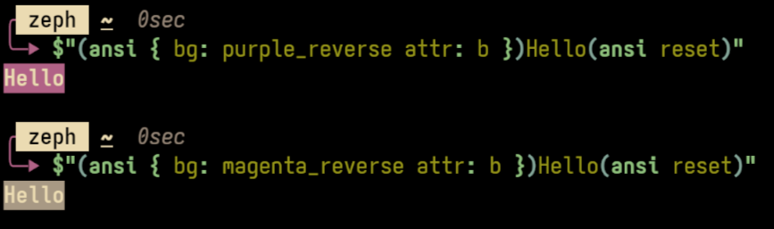 magenta_reverse and purple_reverse present different when used with a structured color · Issue ...