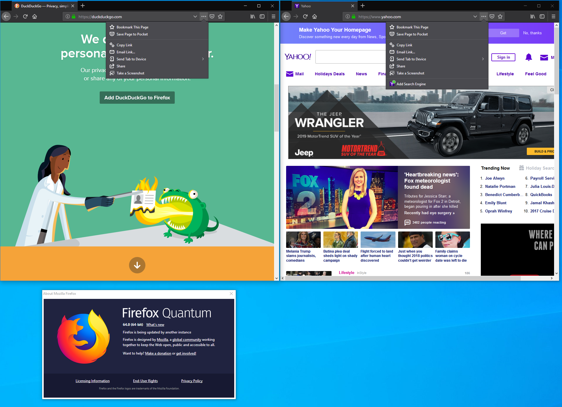 Nothing Working In Firefox · Issue 355 · Duckduckgo Duckduckgo Privacy Extension · Github