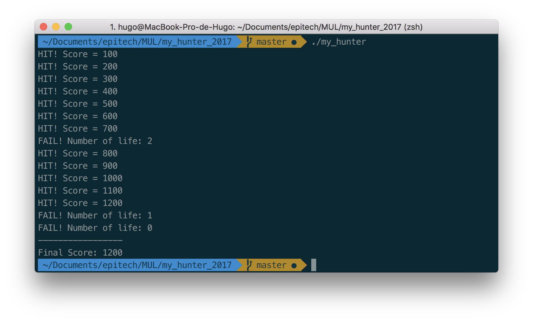 GitHub - hcourthias/my_hunter: 🕊A CSFML game made during my first year at {EPITECH}.