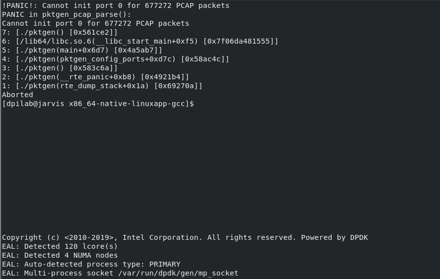 Error Found In Pktgen Dpdk With Maximum Number Of Packets In A Pcap File Uploaded · Issue 106 7633