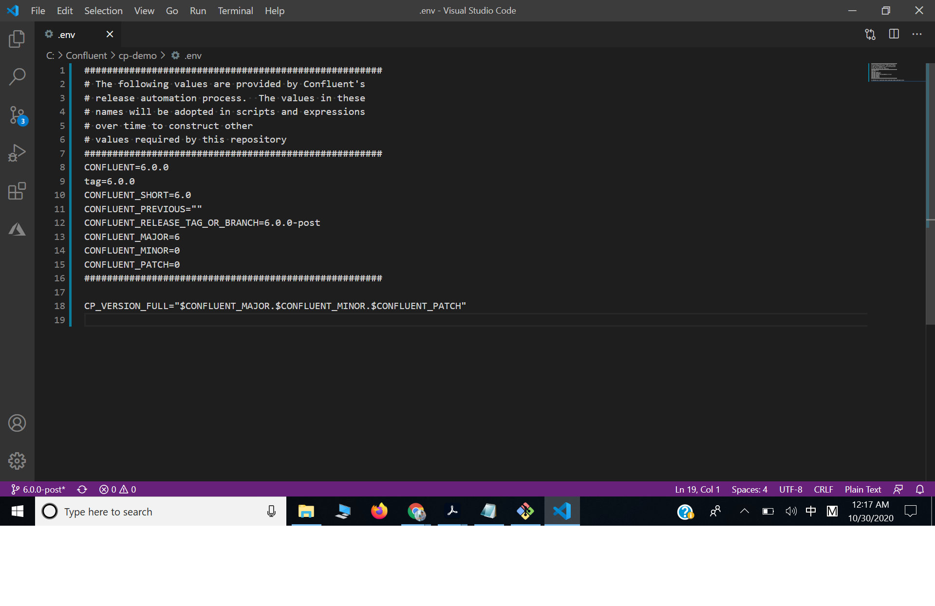 No such image: confluentinc/cp-zookeeper:: invalid reference format when running start.sh ...