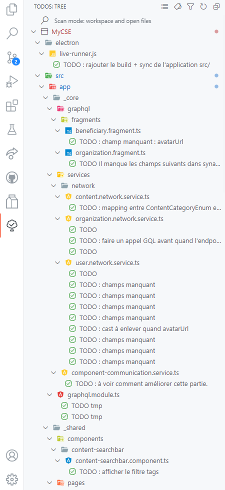 ENHANCEMENT - specific tab for listing TODOs instead of output terminal · Issue #79 · jgclark ...