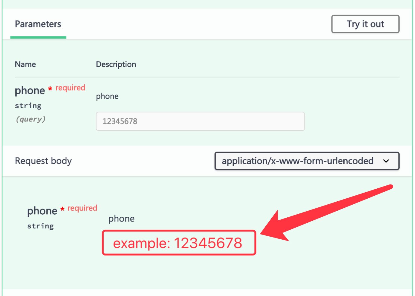 How To Show Body Example Value In Html Like Parameters Issue 5996 