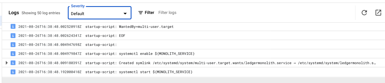 Boot script for the ledgermonolith VM hangs · Issue #524 · GoogleCloudPlatform/bank-of-anthos ...