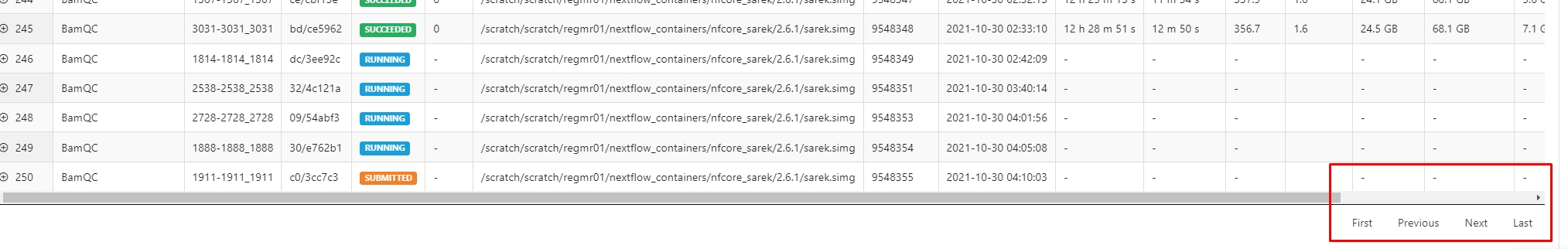 Pages in Tasks · Issue #328 · seqeralabs/nf-tower · GitHub