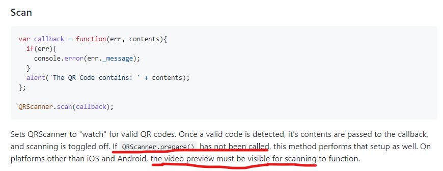 All Methods Except Scan Are Working · Issue 346 · Bitpaycordova 2238