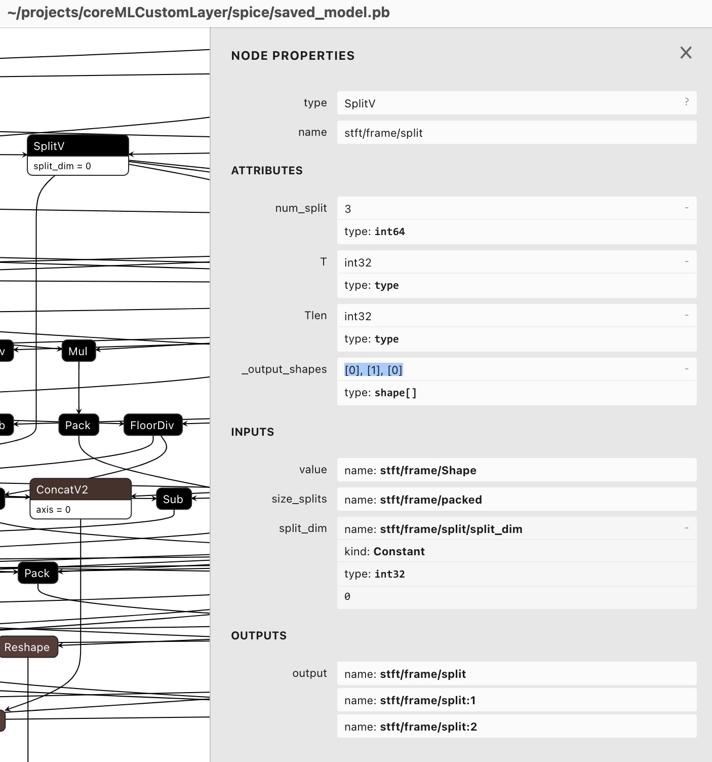 validator error on SplitV layer · Issue #1043 · apple/coremltools · GitHub