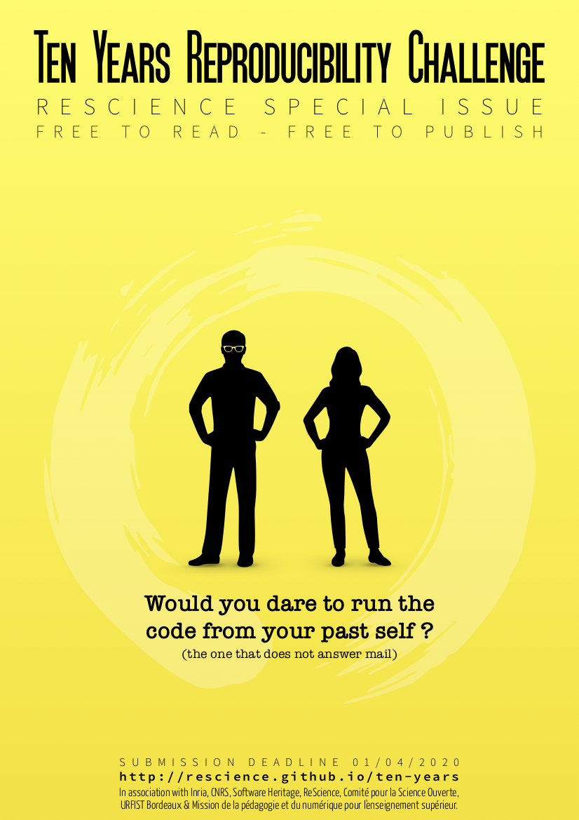 Ten Years Reproducibility Challenge · Issue #86 · ReScience/ReScience · GitHub