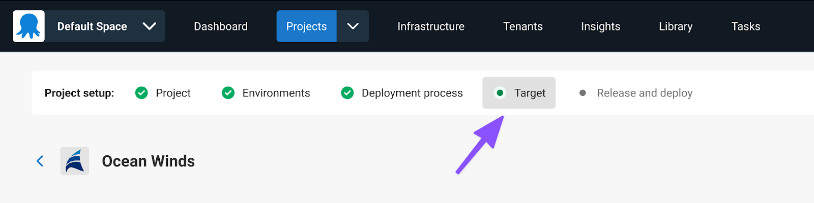 Improve project onboarding by conditionally including targets in the project status bar · Issue ...