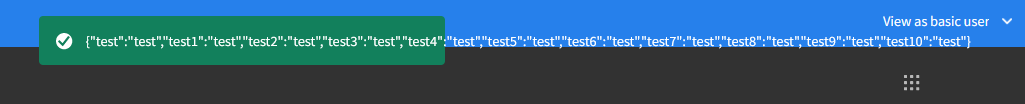 Notification Text Overflows Notification When It Has Json Format · Issue 8801 · Budibase 