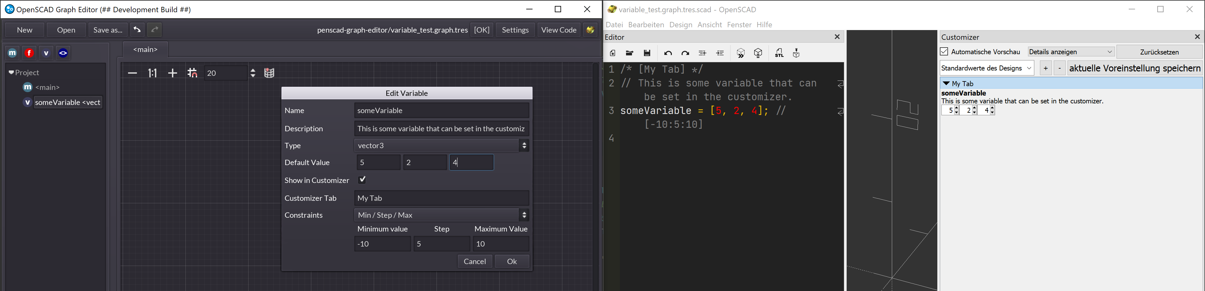 Add support for OpenSCAD Customizer · Issue #23 · derkork/openscad-graph-editor · GitHub