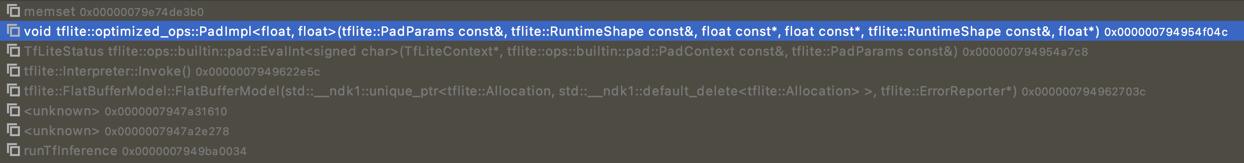 Running custom tflite model, segfault only on CPU, tflite 2.4.0 built from sources · Issue ...