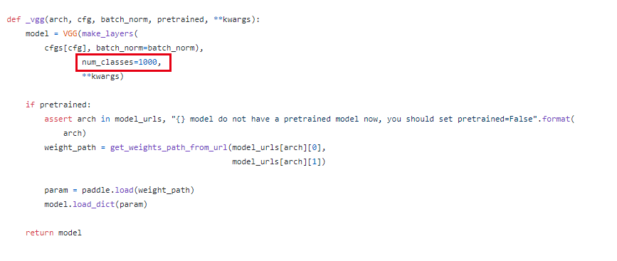 paddle2.0 高层API vgg无法指定num_classes · Issue #29592 · PaddlePaddle/Paddle ...