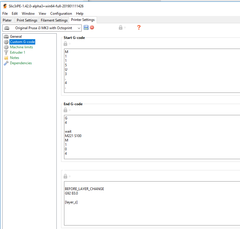 Textarea Rendering Issue In Printer Settings Tab · Issue 1749 · Prusa3dprusaslicer · Github 
