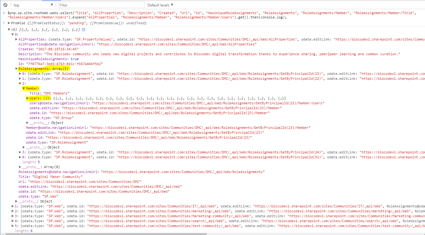 Expanded properties being wrapped in a "results" array · Issue #567 · SharePoint/PnP-JS-Core ...