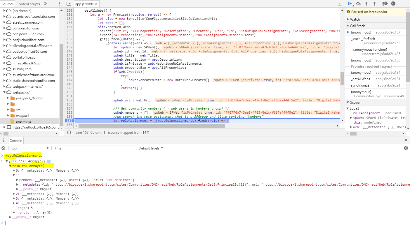 Expanded Properties Being Wrapped In A Results Array · Issue 567 · Sharepointpnp Js Core 