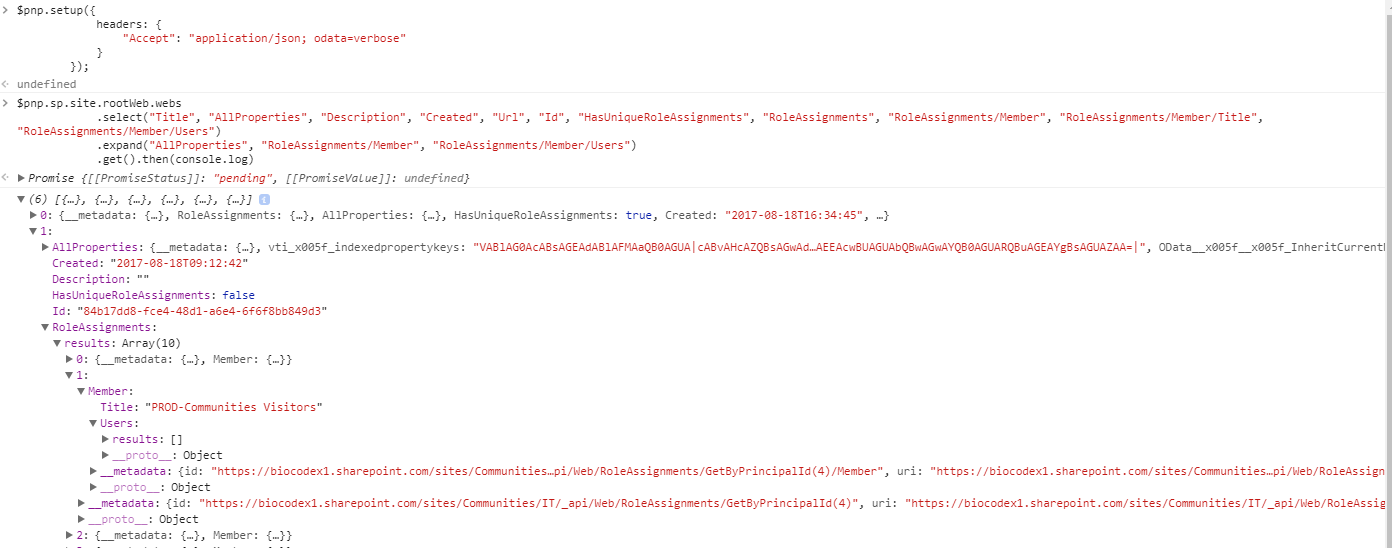 Expanded properties being wrapped in a "results" array · Issue #567 · SharePoint/PnP-JS-Core ...