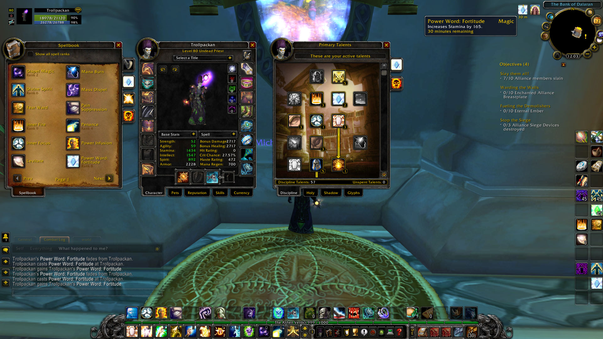 Power Word: Fortitude buff displays incorrect value · Issue #1727 ...