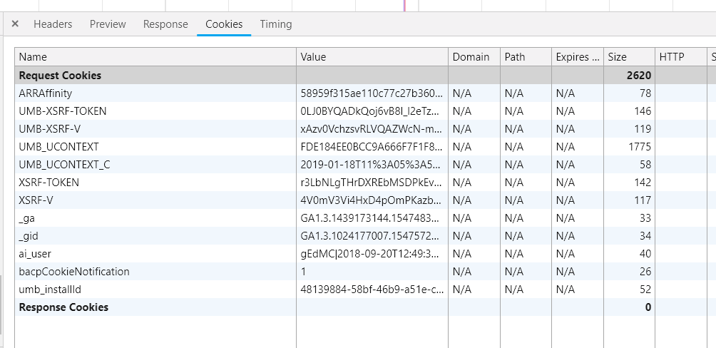 417 missing token problem - after Umbraco upgrade from v7.5.7 to v7.13. ...