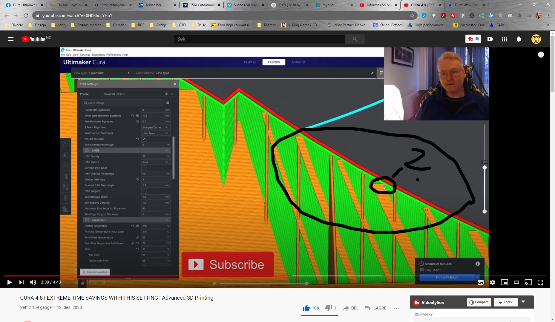 Short lines on wall when gradual infill · Issue #8953 · Ultimaker/Cura ...