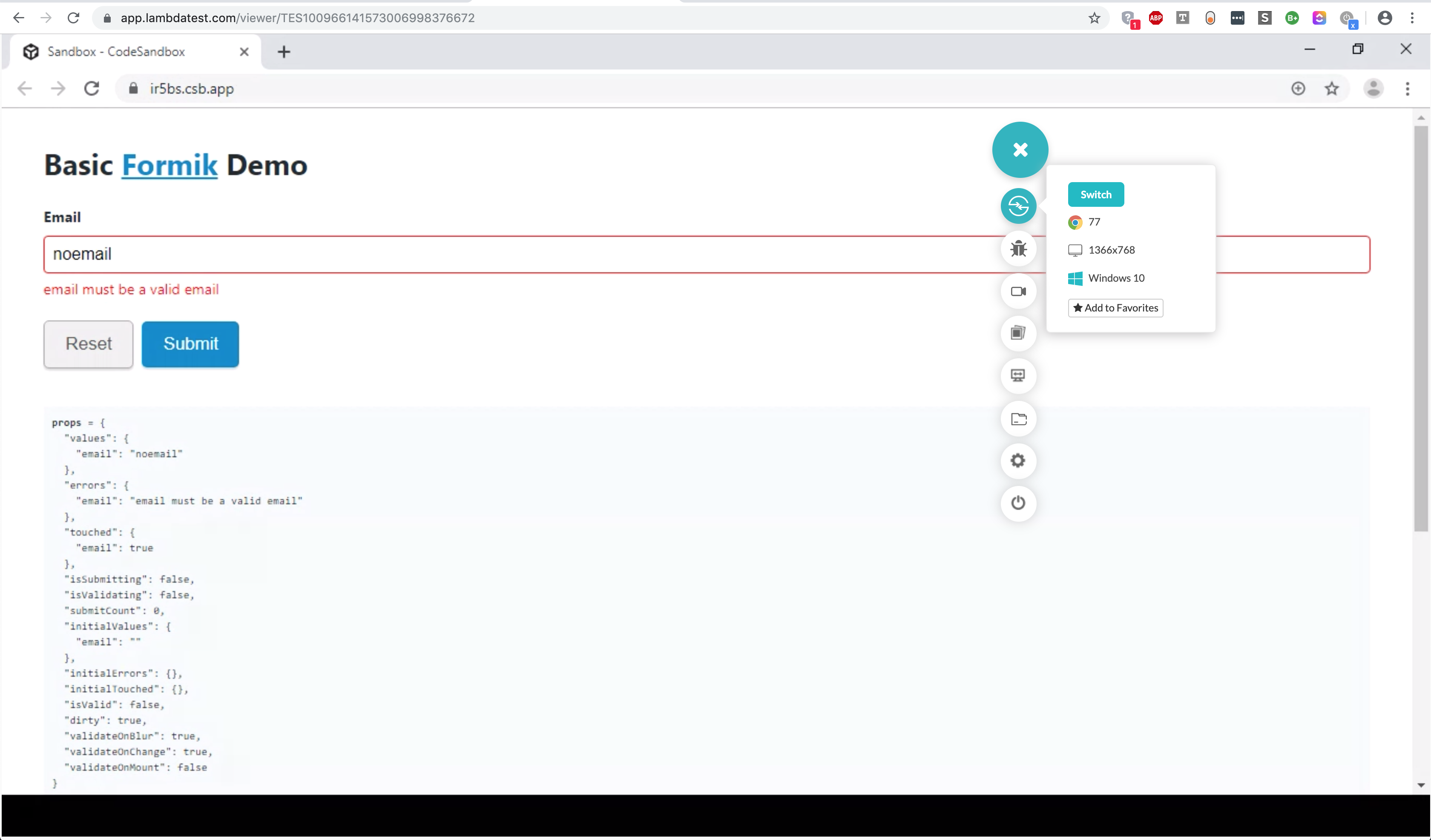 Validation not working in Firefox · Issue #1997 · jaredpalmer/formik · GitHub