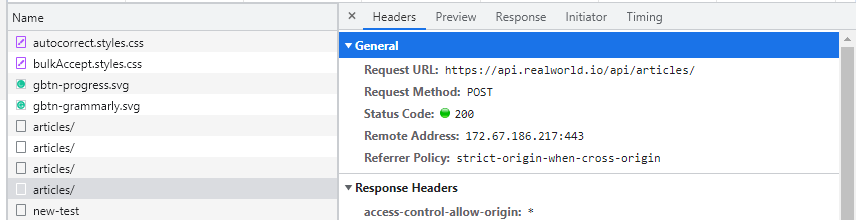 404 on Publish new article · Issue #729 · gothinkster/realworld · GitHub
