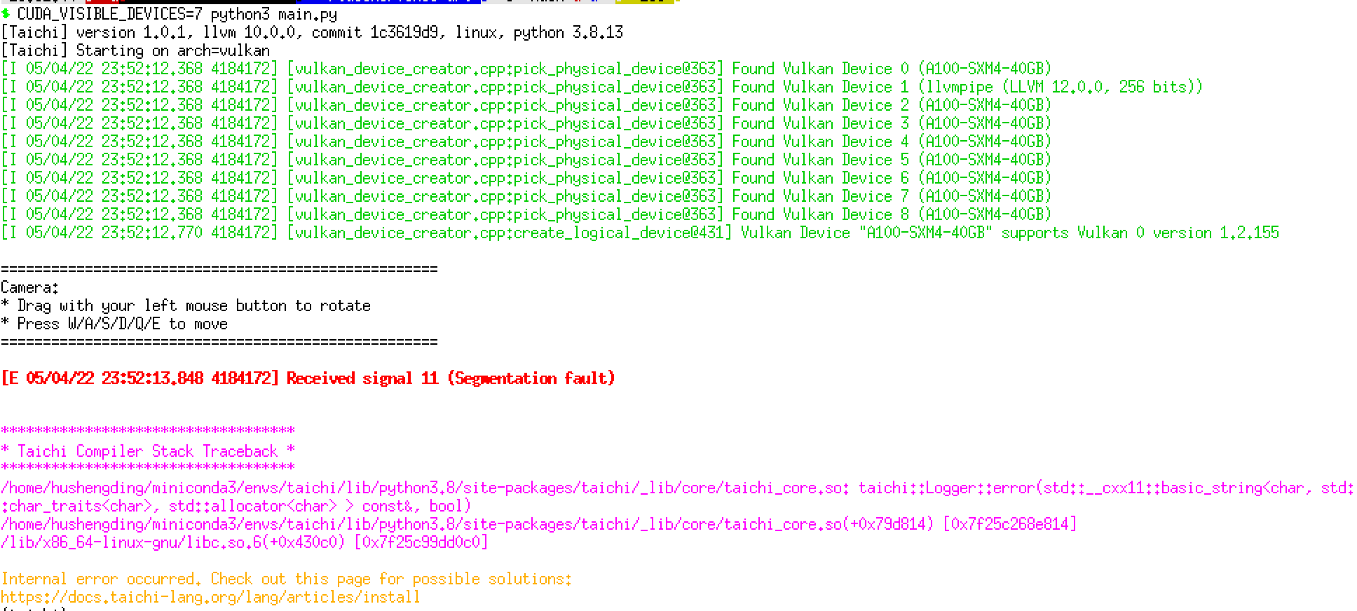 GGUI does not work with X-over-SSH · Issue #4905 · taichi-dev/taichi · GitHub