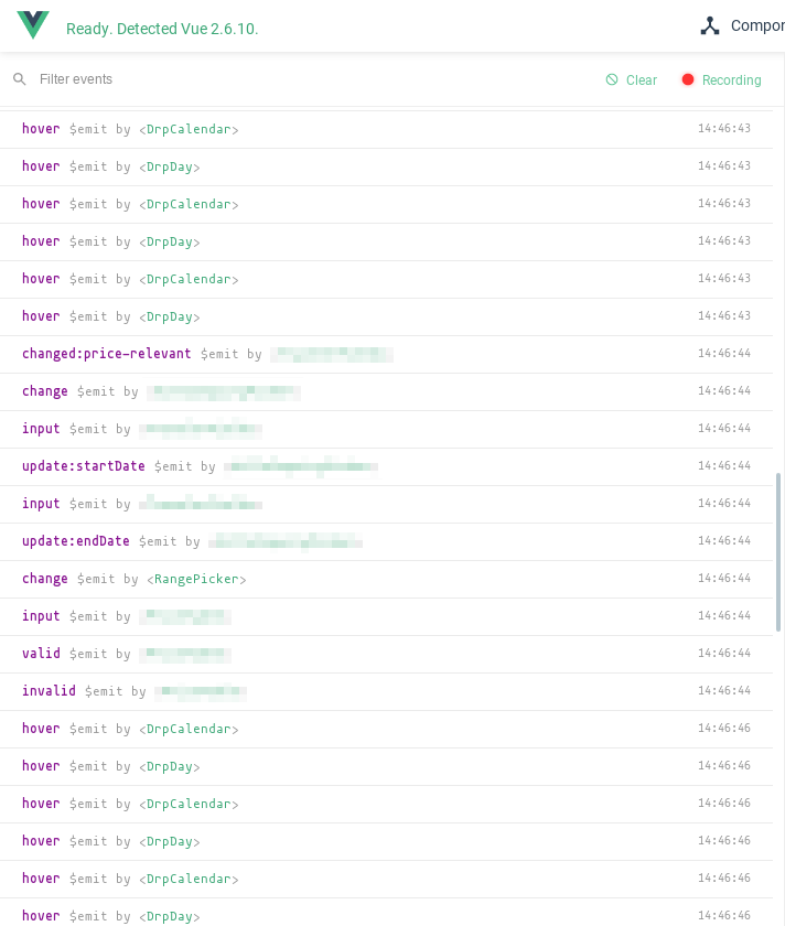 Improve Event filter · Issue #1147 · vuejs/devtools-v6 · GitHub