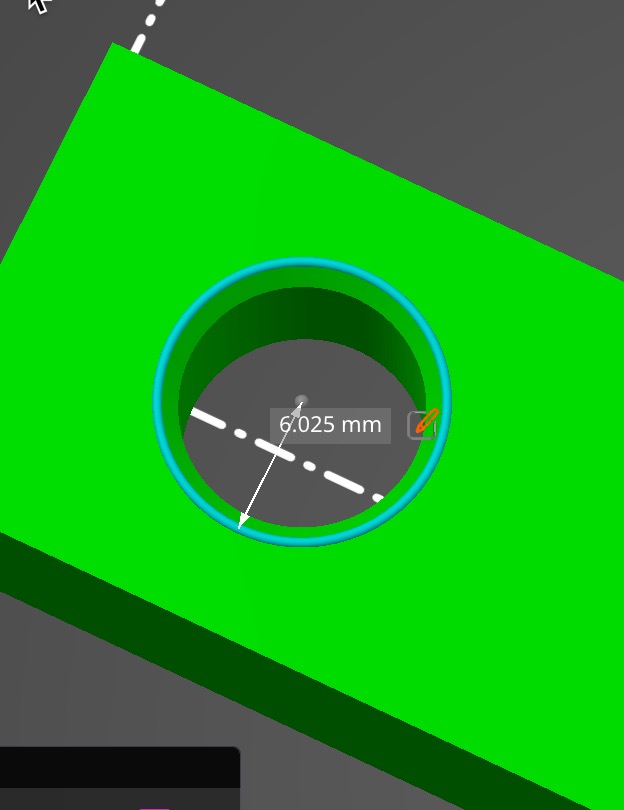 Measure tool cannot select diameter of a chamfered hole · Issue #9936 · prusa3d/PrusaSlicer · GitHub
