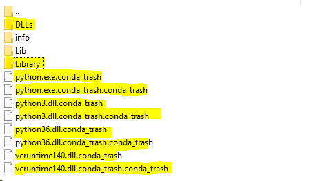 Build with bdist_conda leaves *.conda_trash files in the package · Issue #3455 · conda/conda ...