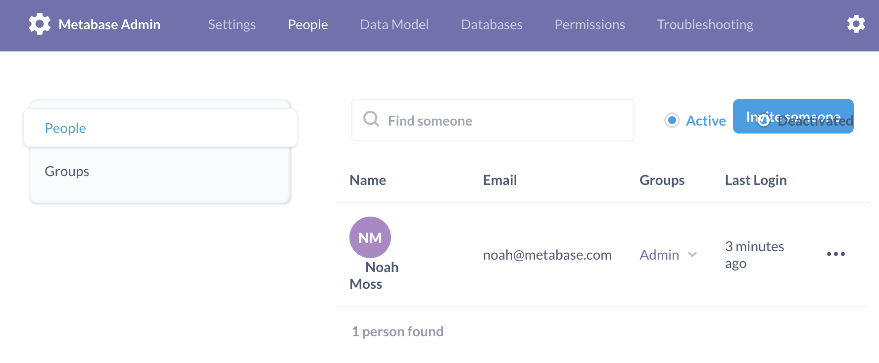 "Invite someone" button overlaps activate/deactivate radio buttons on small screen widths ...